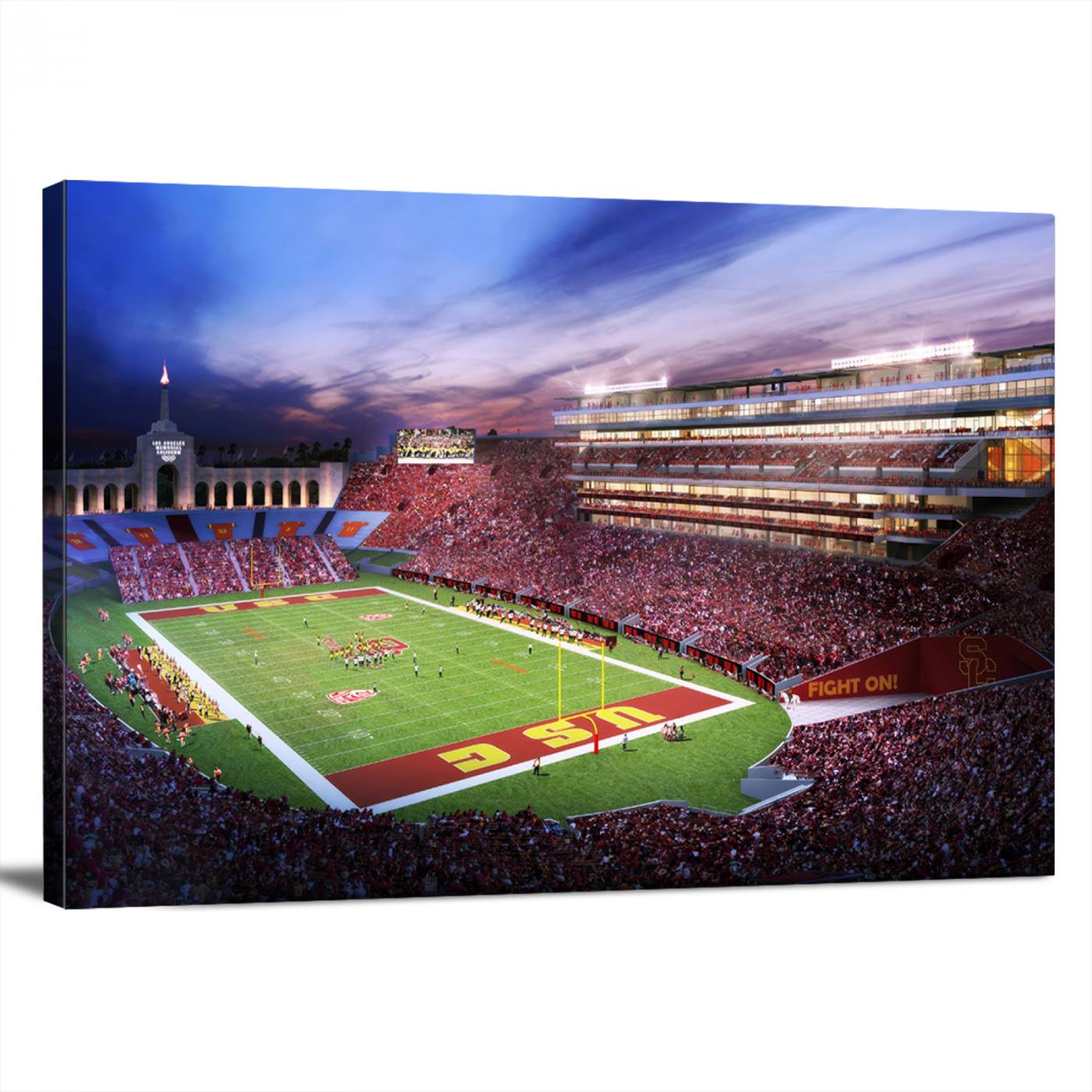 The University of Southern California USC Trojans Football Team Print ...